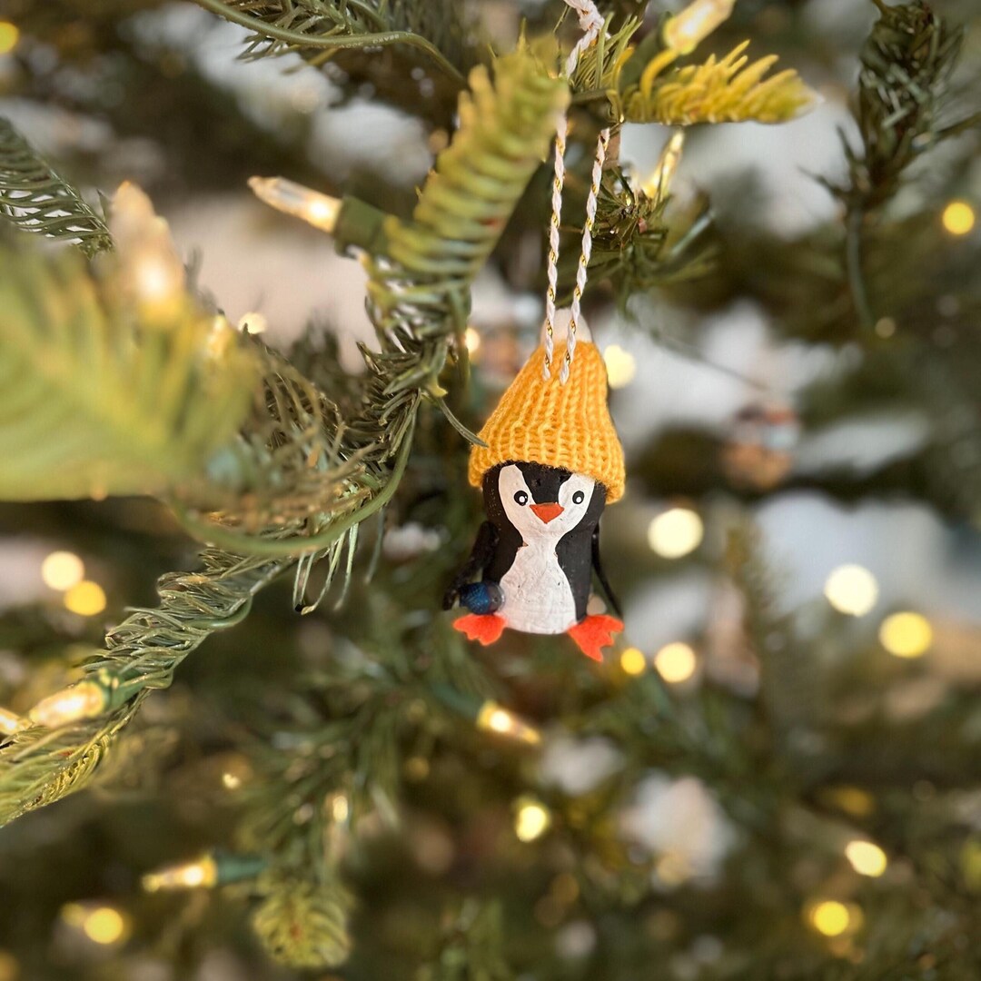 Pepe Penguin - Wine Cork Christmas Tree Ornament - Etsy