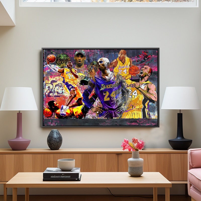 Kobe Bryant Canvas - Etsy