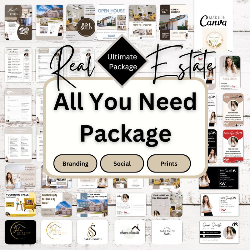 Realtor Branding Package - Etsy