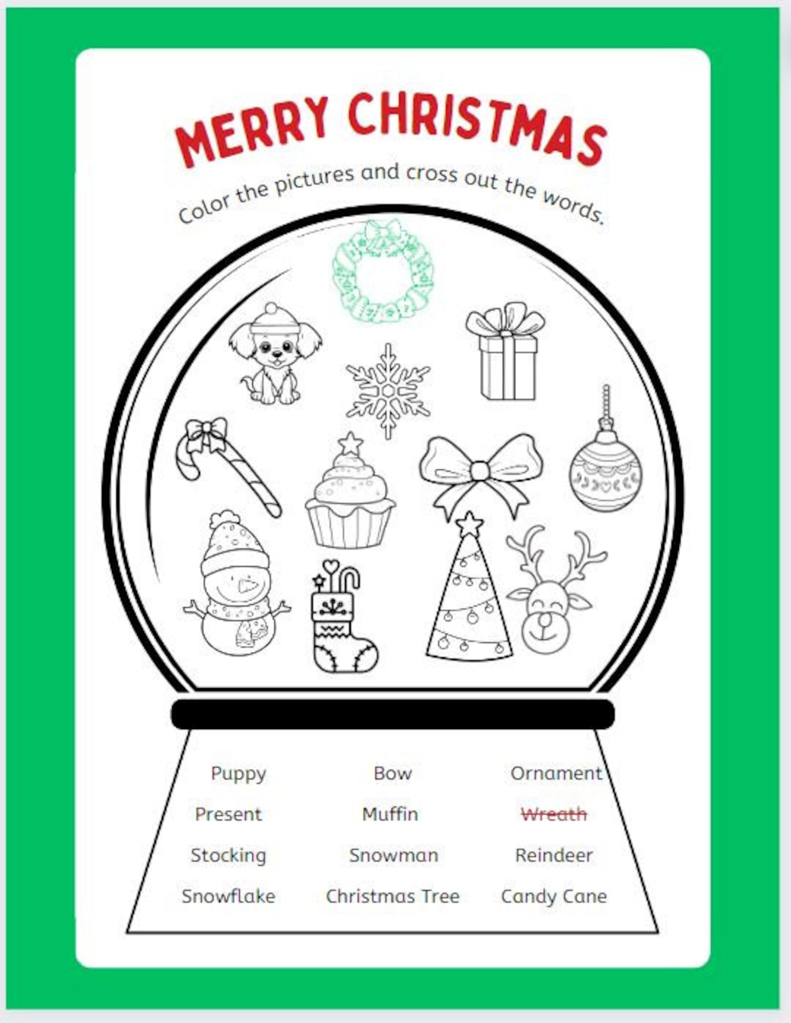 Printable Christmas Activities for Kids, Christmas Activities for ...