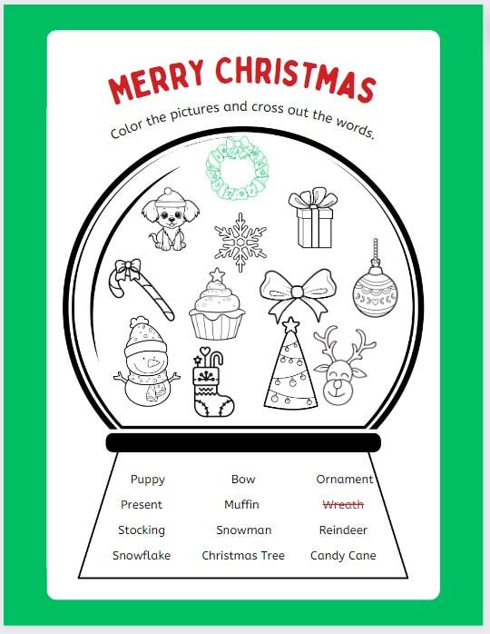 Printable Christmas Activities for Kids, Christmas Activities for ...