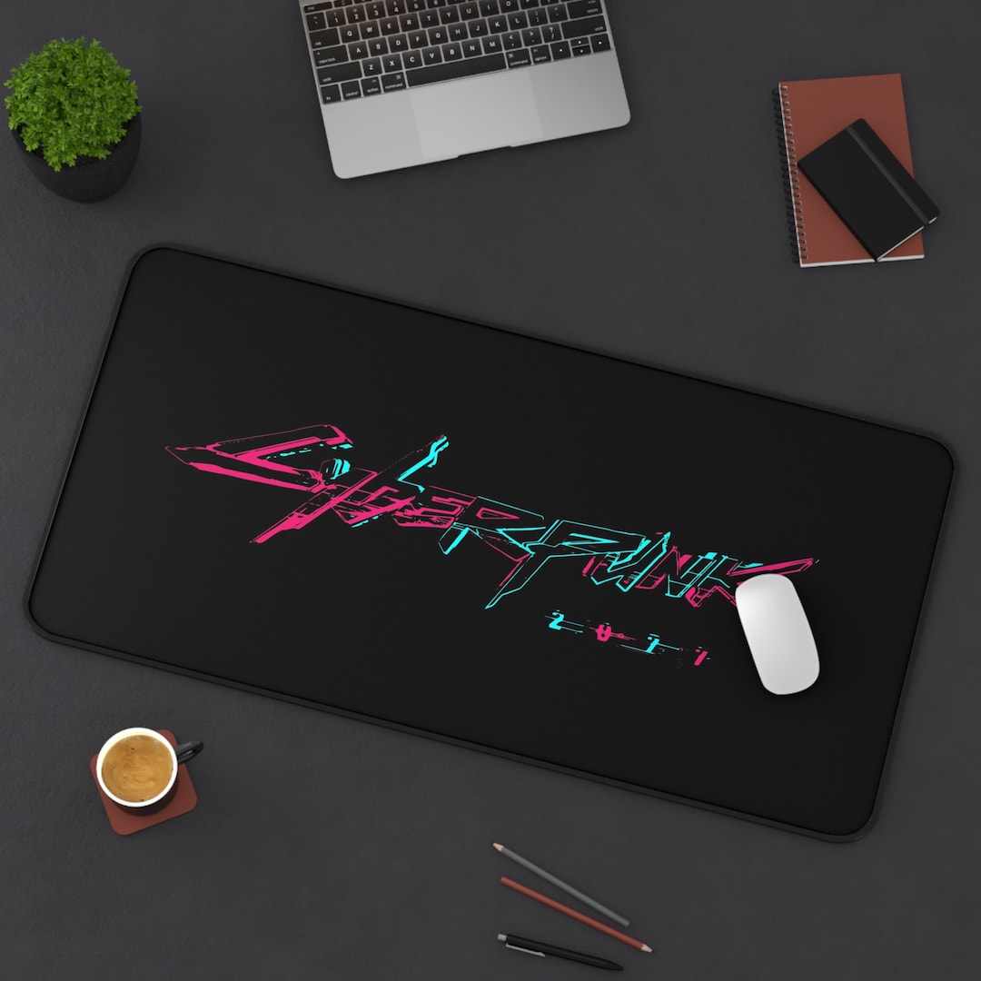 Dark Cyberpunk 2077 Mouse Pad Cyberpunk Desk Mat Aesthetic - Etsy