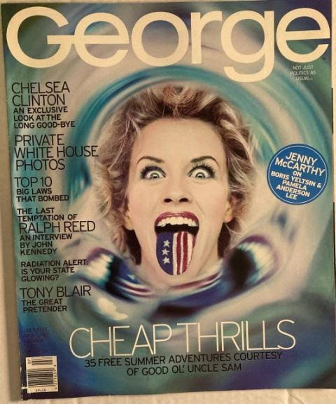 GEORGE MAGAZINE JULY 1997 Jenny Mccarthy - Etsy