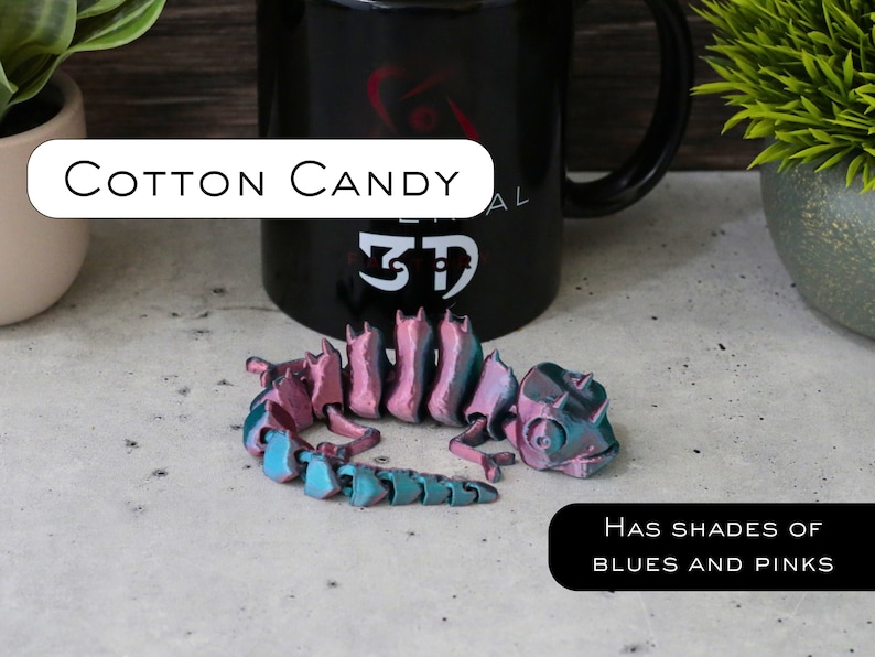 3D Printed Articulated Chameleon: Color Changing Flexi Lizard - Etsy