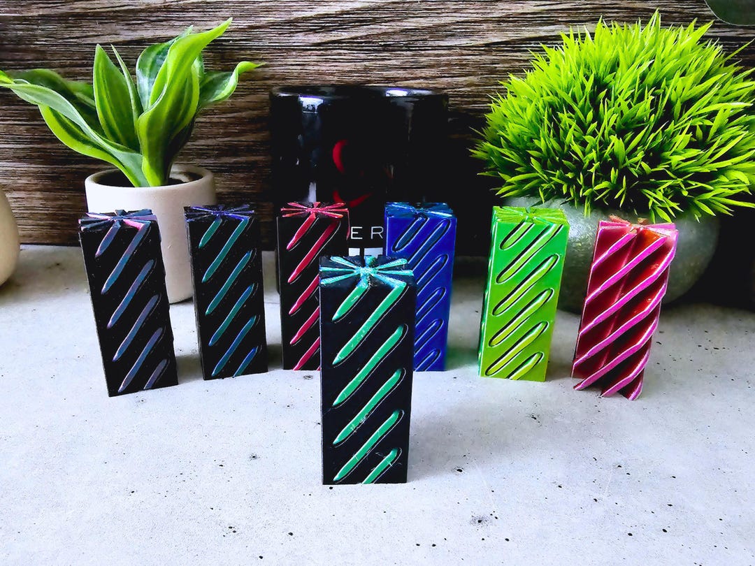 3D Printed Vortex Fidget Toy: Rectangle Passthrough, Color Changing ...