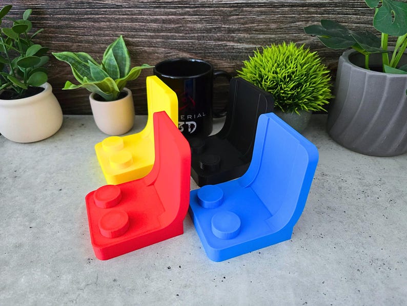 3D Printed Brick Chair Phone Stand: Desk Organizer - Etsy