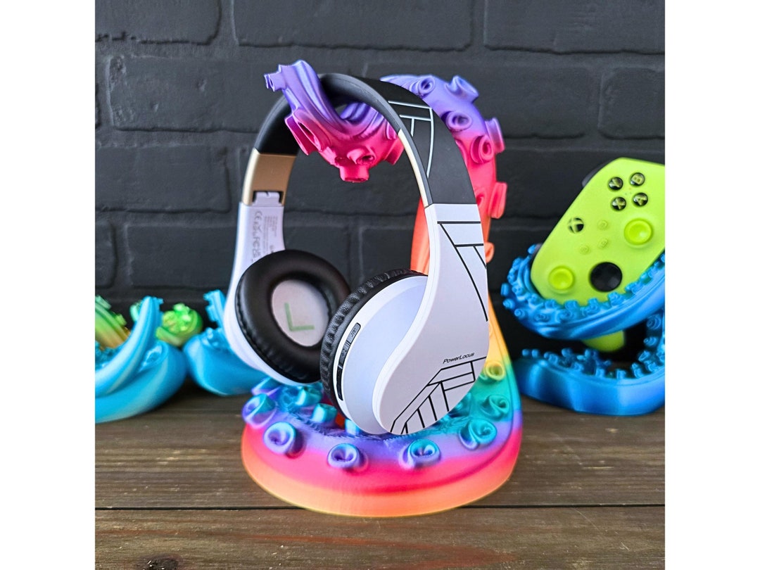 Kraken Tentacle Headphone Stand: 3D Printed Gamer Desk Decor - Etsy