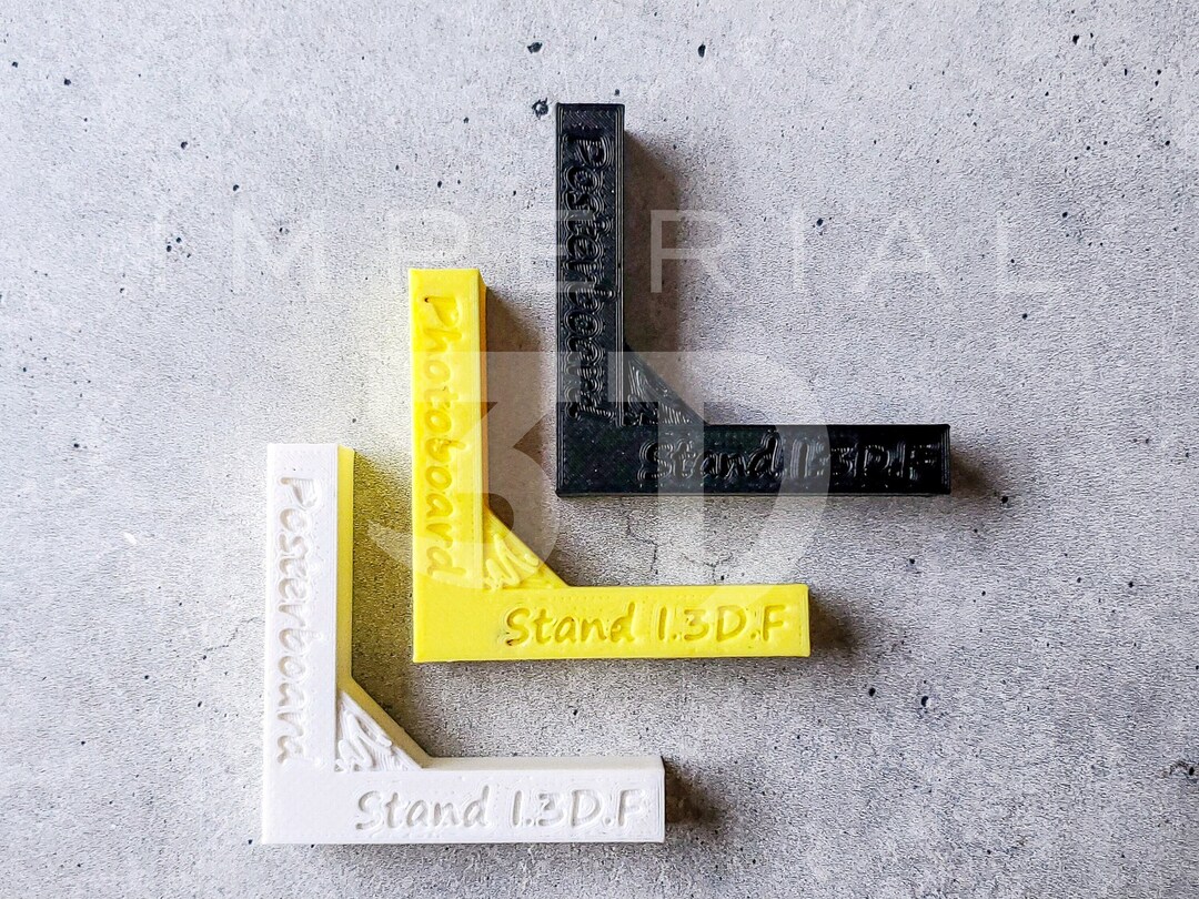 Posterboard Backdrop Bracket Stands 2 Pack | 3D Print Tabletop Backdrop ...