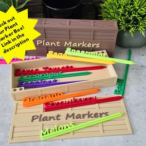 Vegetable Garden Markers: Plant-based PLA, Veggie Identifier Spikes - Etsy