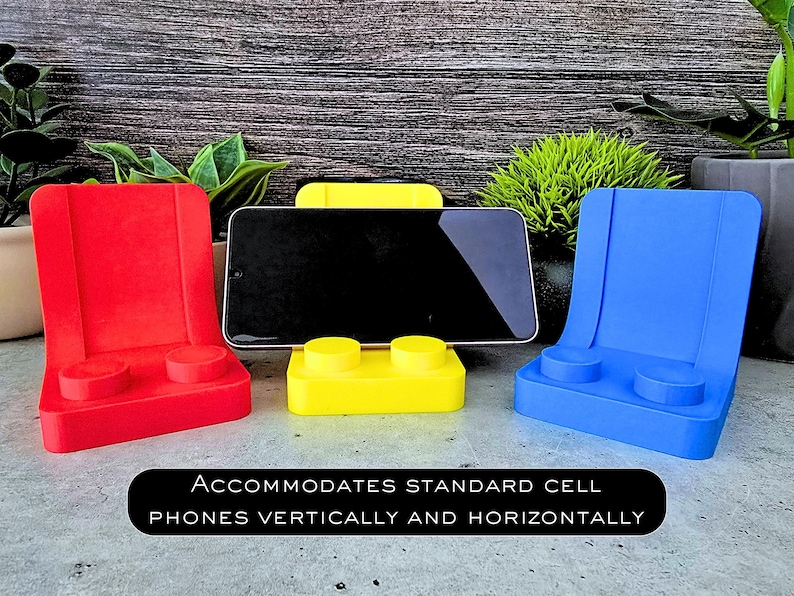 3D Printed Brick Chair Phone Stand: Desk Organizer - Etsy