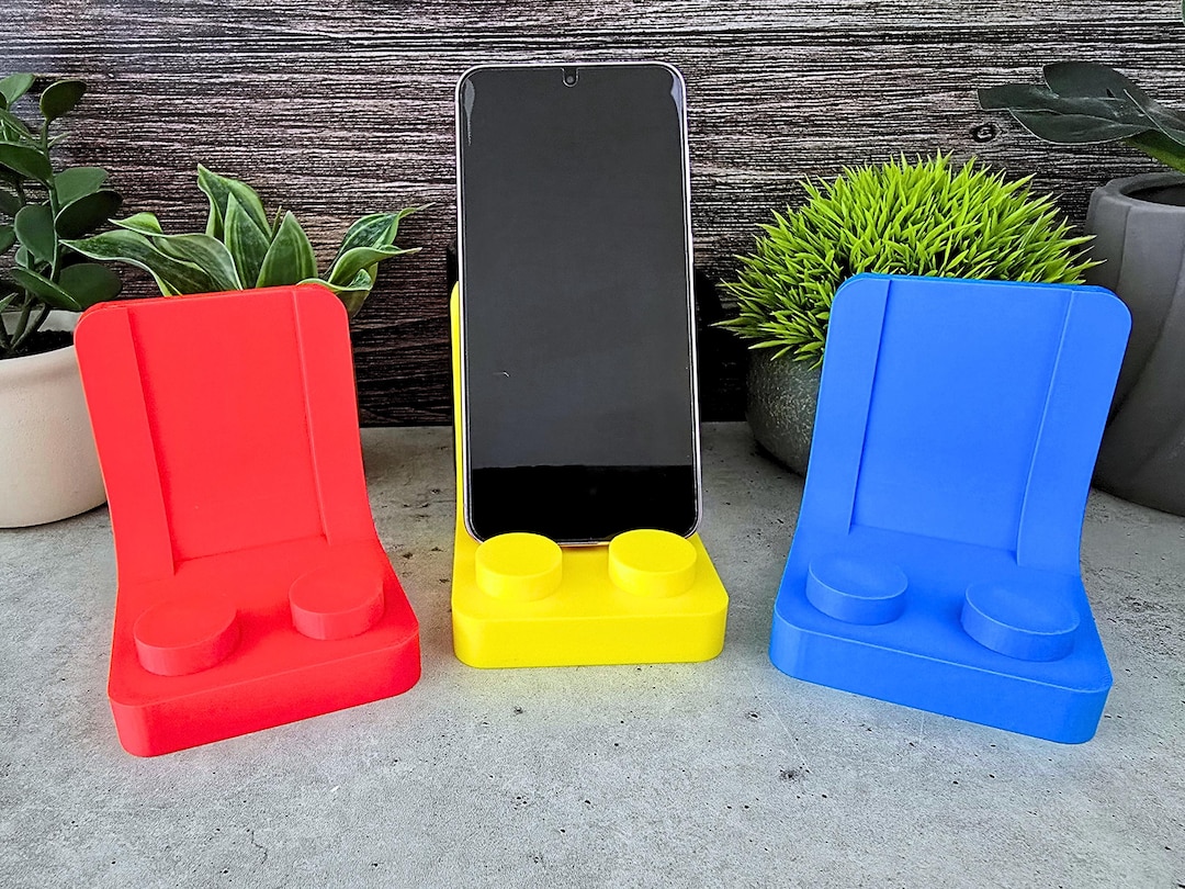 3D Printed Brick Chair Phone Stand: Desk Organizer - Etsy