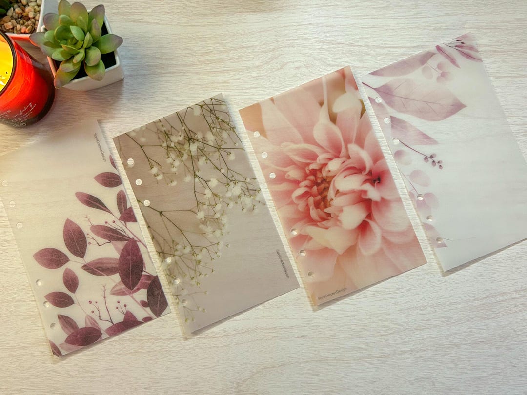 Floral Dashboards | Laminated | Binder | Budget Binder | A6 | Floral - Etsy