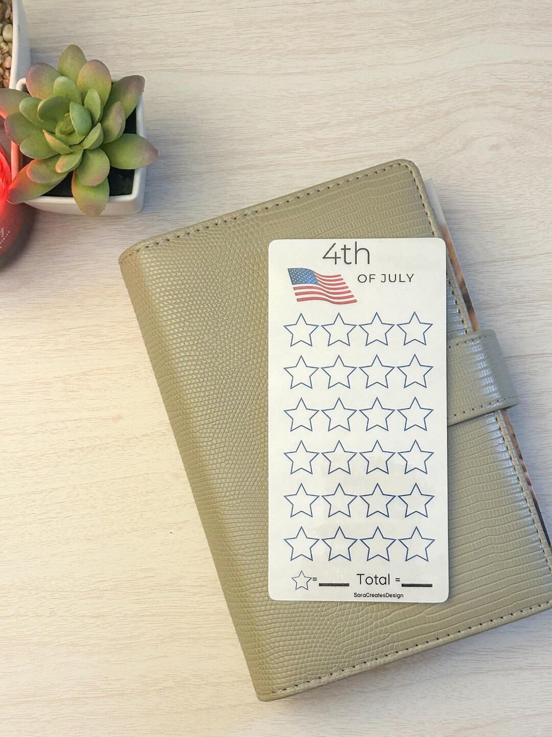 Fourth of July Savings | Laminated | Glossy Finish | Cash Stuffing - Etsy
