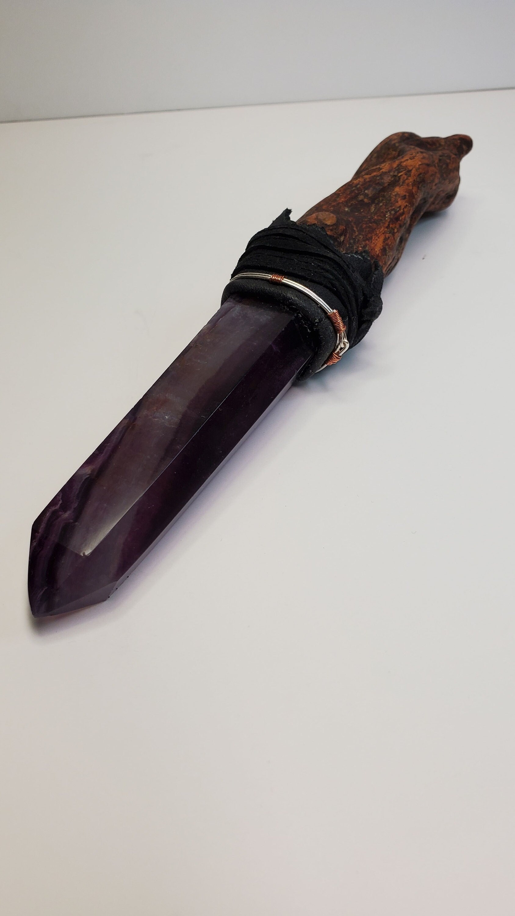 Wizard | Sorcerer | Druid | Wiccan Diamond Willow Fluorite Crystal ...