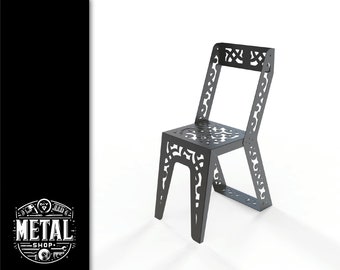 Dining Chair DXF File for Laser and Plasma Cut DIY Project - Etsy
