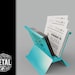 Diy Sheet Metal Magazine Newspaper Organizer Stand Dxf Files, Organizer ...
