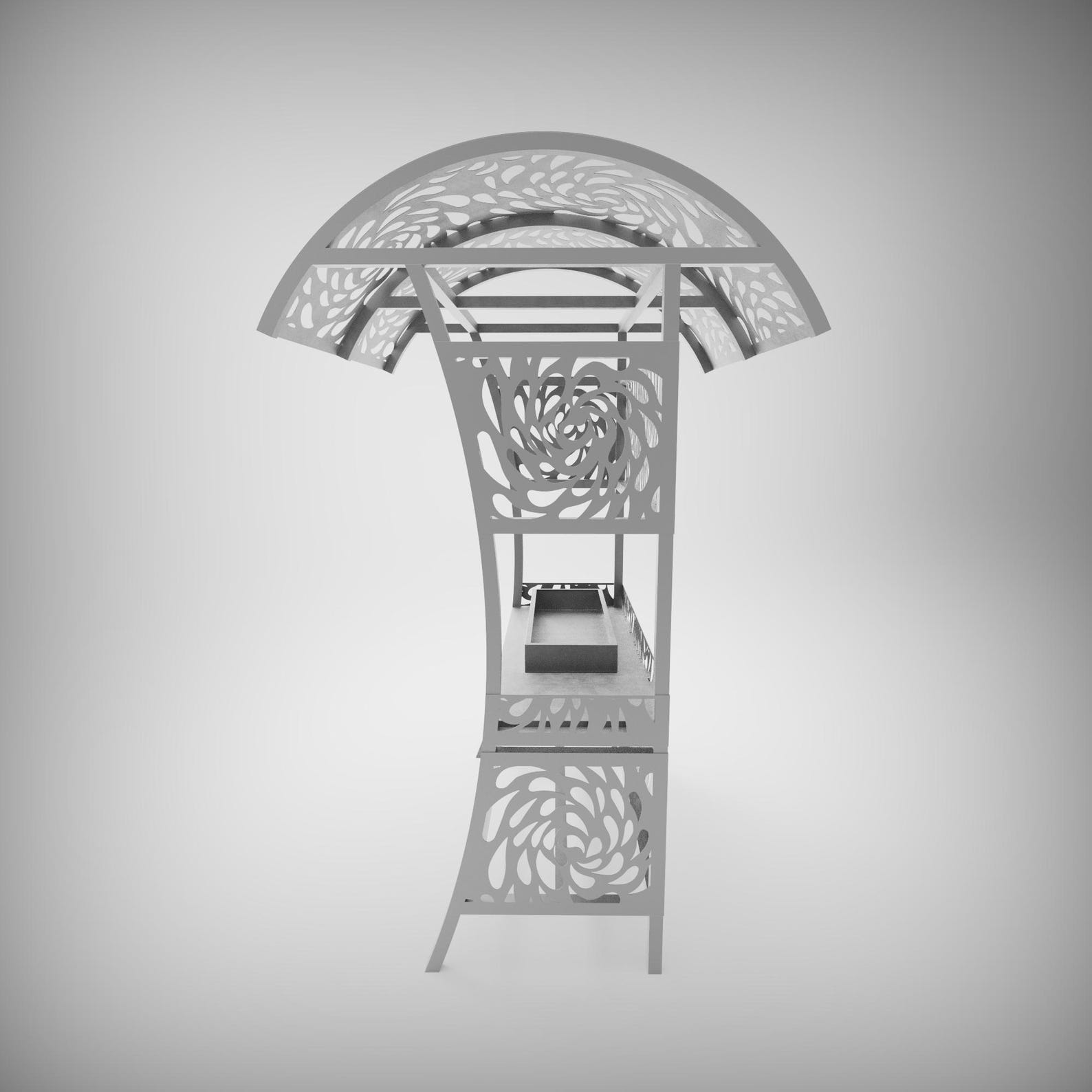 Lotus Firepit Table DXF Files: Laser Cut BBQ Design - Etsy UK