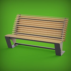 DIY Metal Bench Welding Plans: Garden Bench Project (DXF Files) - Etsy