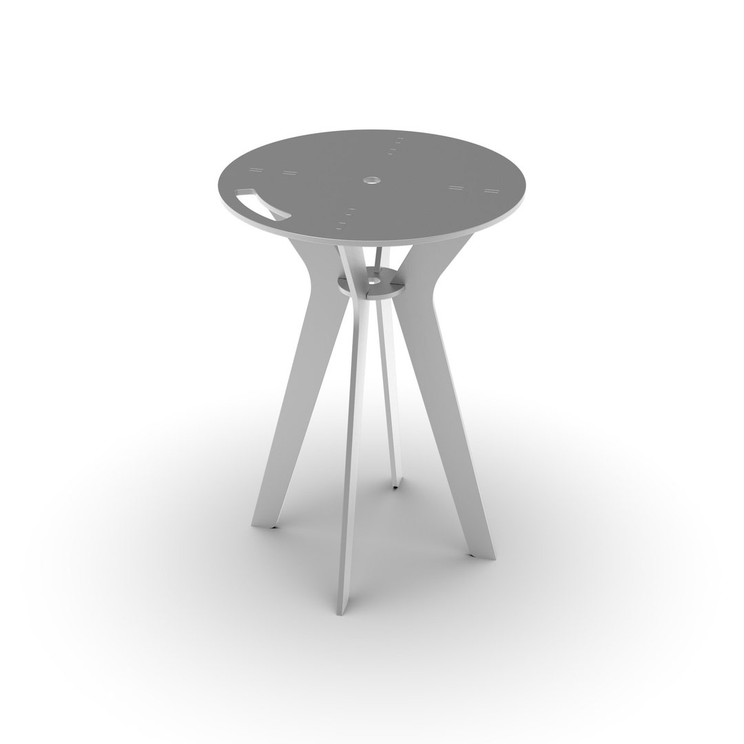 Basic Bar Stool Welding Project Plans Dxf File for Plasma, Diy Weld Kit ...