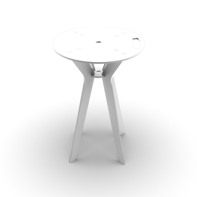 Basic Bar Stool Welding Project Plans Dxf File for Plasma, Diy Weld Kit ...