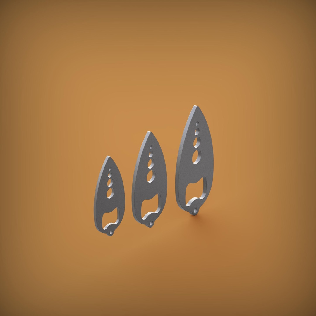 Diy Herb Scraper and Bottle Opener Kit Dxf Files for Plasma Lasercut ...