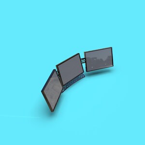 DIY Triple Monitor Stand DXF Files: Metal Welding Project Plans - Etsy