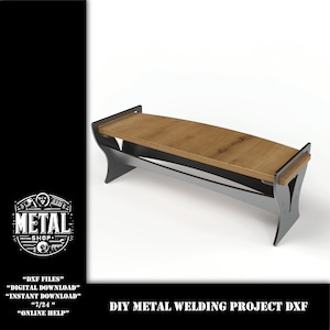 DIY Metal Bench Welding Project Plans (DXF Files) - Etsy
