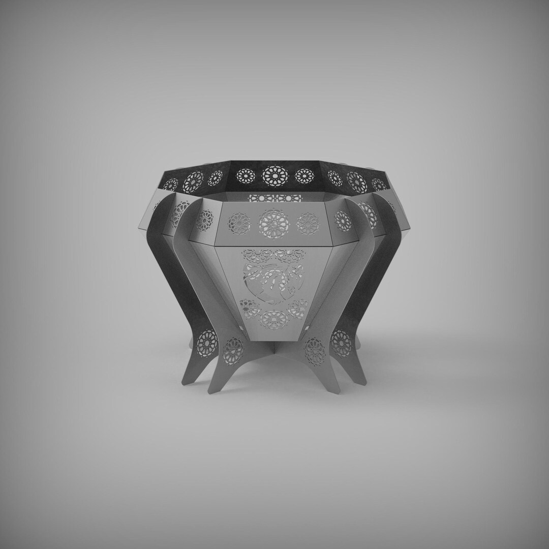 Diamond Firepit Design Lasercut and Plasma Dxf Files - DXF - Firepit ...