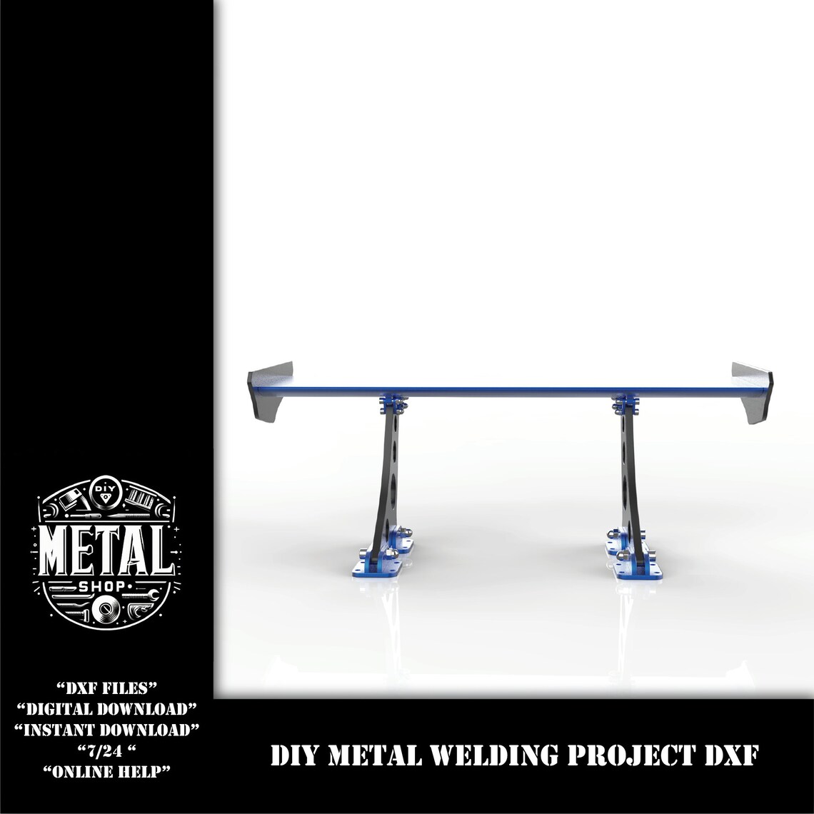 DIY Custom Spoiler Project Dxf Files for Plasma Diy Aluminum - Etsy ...