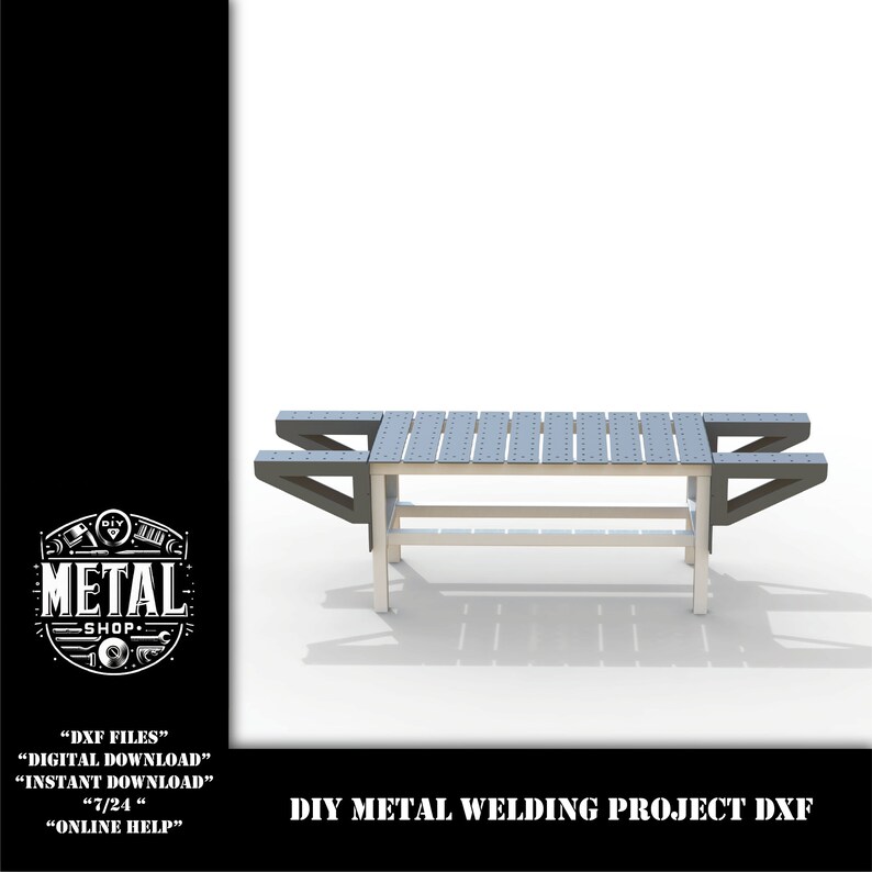 DIY Welding Table DXF Plans , Dxf Files for Plasma, Metal Laser/plasma ...