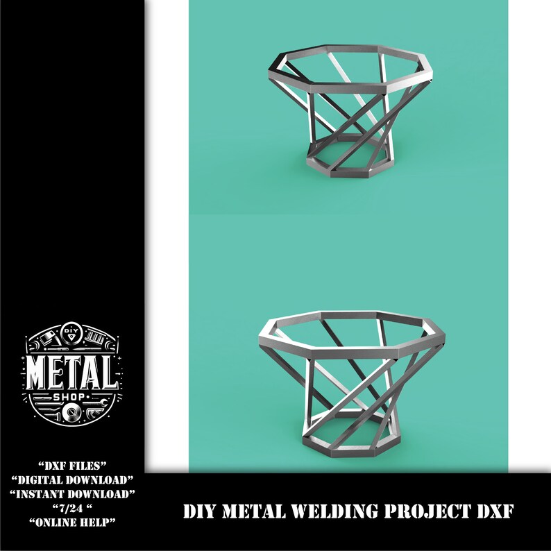 DIY Metal Table Leg Welding Project: 3D Step Files (digital Download ...