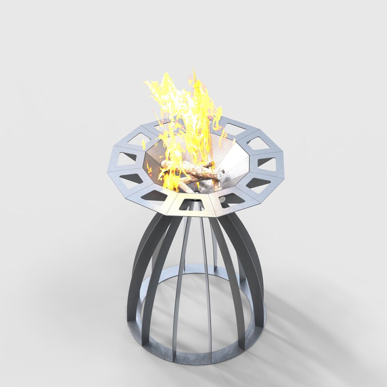 Goblet Firepit Dxf Files, 4mm Sheet Metal Diy Firepit Dxf Files , Dxf ...