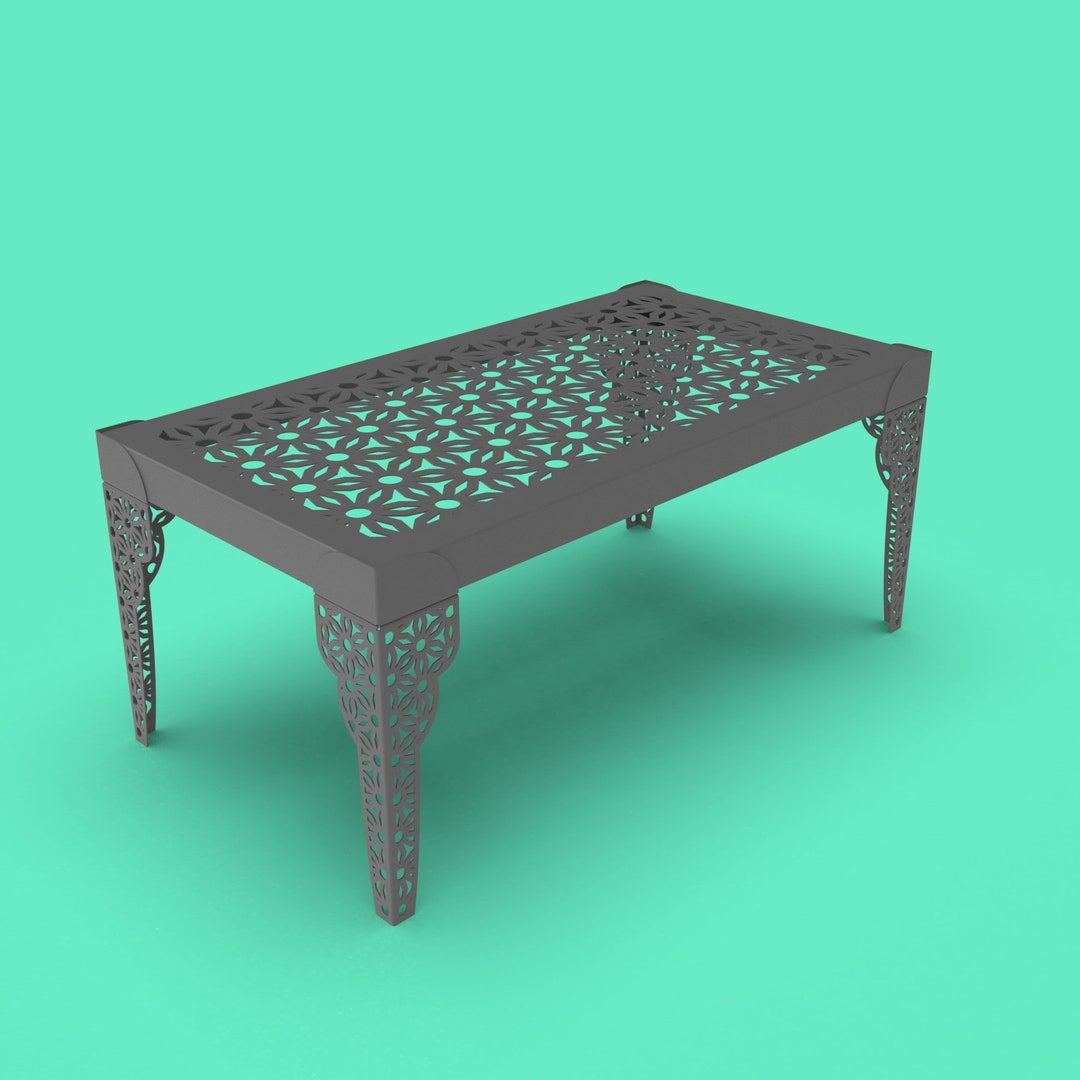 Sheet Metal Coffee Table Welding Project: Laser Cut DXF File (2mm) - Etsy