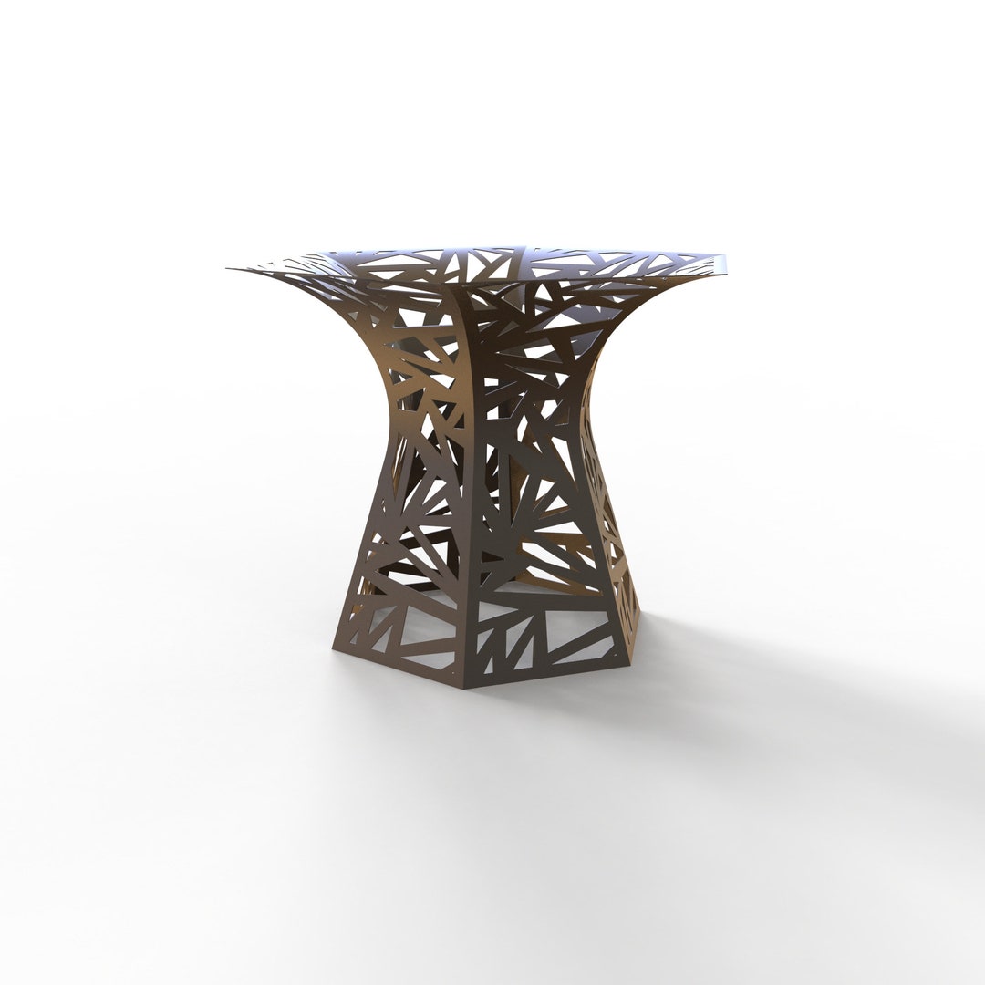 Patterned Surface Table Leg Dxf File for Plasma Laser , Dwg/dxf Files ...