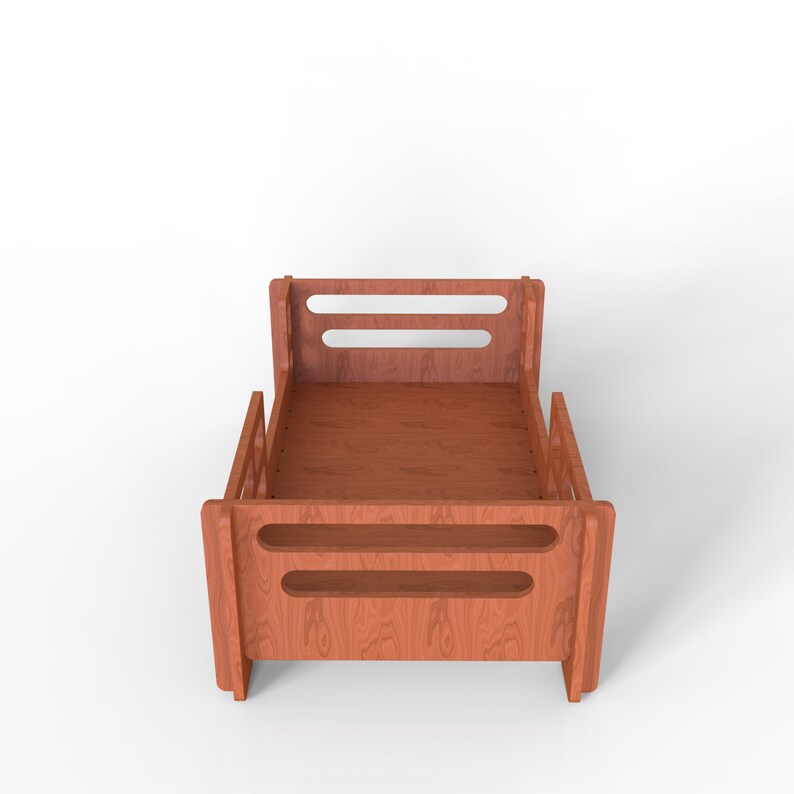 Diy Children Bed Wooden Svg Dxf Files for Router, 1 Inches Wooden ...