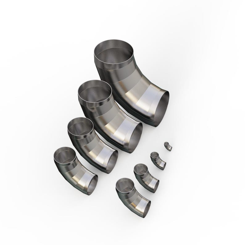 Sheet Metal Pipe Elbows DXF Files, Welding Project (digital Download ...