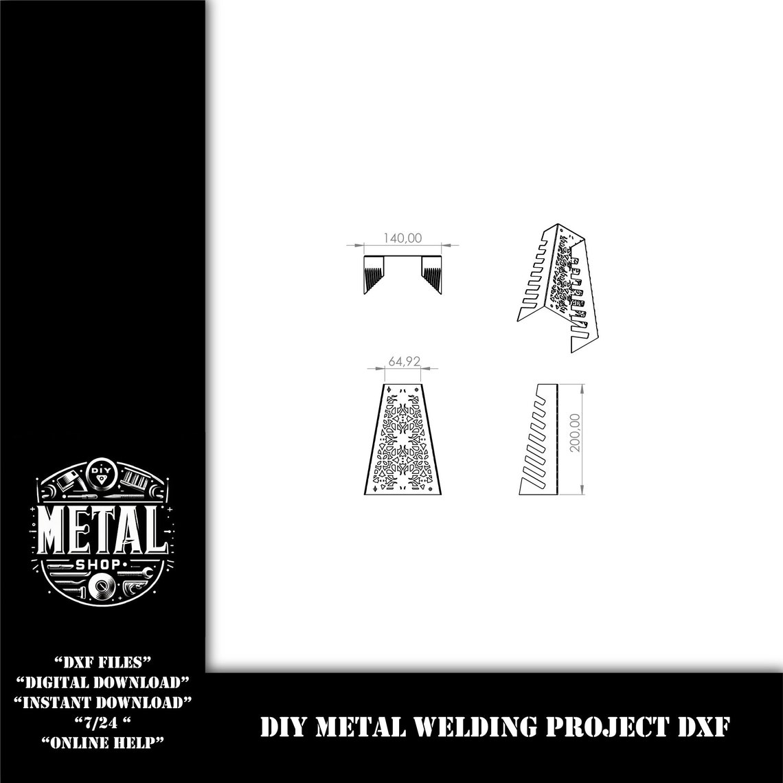 Diy Wrench Wall Shelf Stand Dxf Files for Plasma Laser , Dxf Files ...