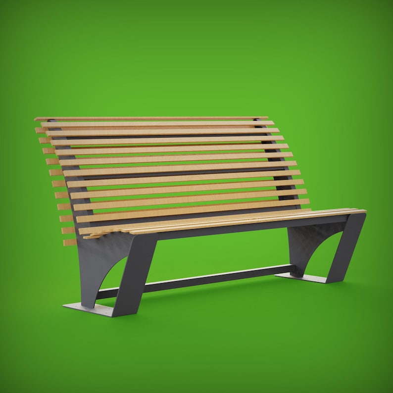 DIY Metal Bench Welding Plans: Garden Bench Project (DXF Files) - Etsy