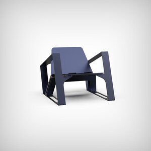 New Type Designer Chair DXF Metal NO Bends!,10mm Thick Steel, Weld Kit ...