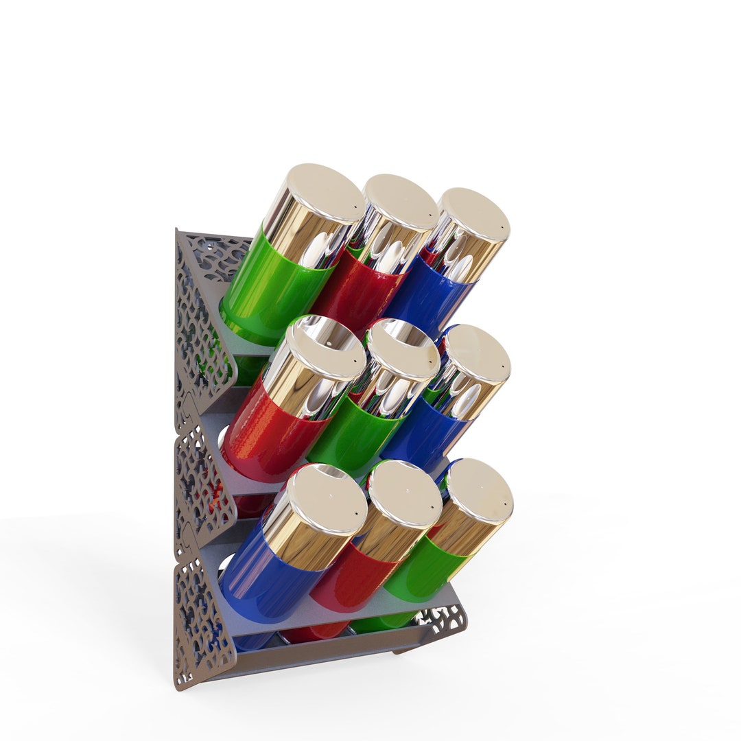 DIY Metal Paint Can Holder Stand DXF File: Laser/plasma Cut Plans - Etsy