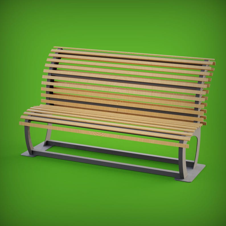 DIY Metal Bench Welding Project Plans: DXF Files - Etsy