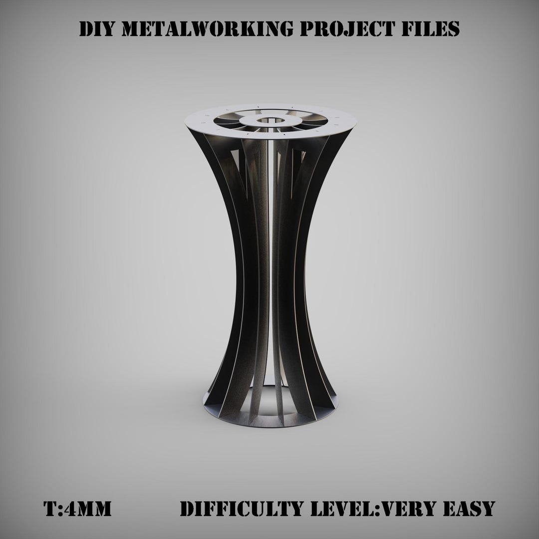 High Table Base V6 Welding Project Dxf Files for Plasma Lasercutting ...