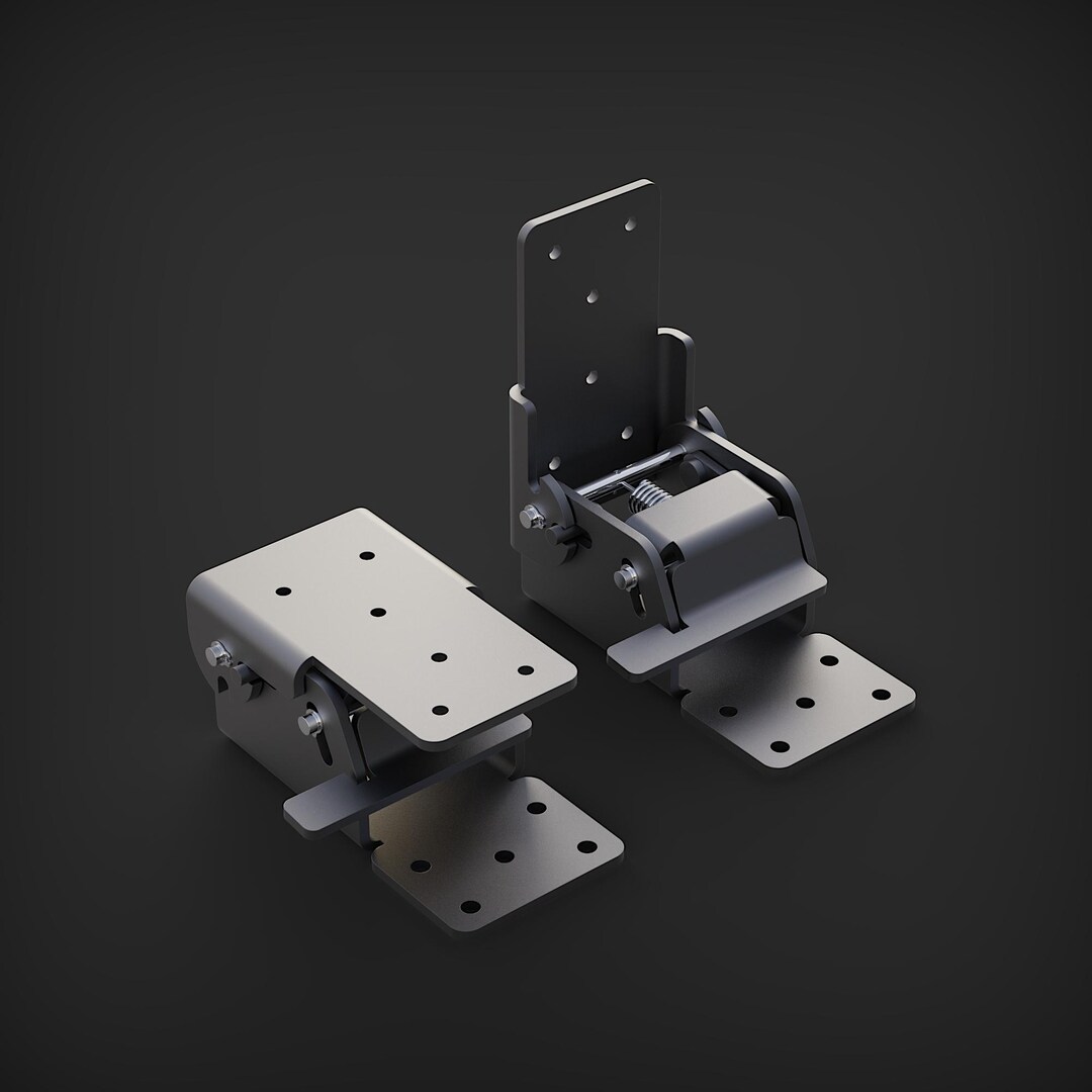 3mm Sheet Metal Self Locking Table Hinge Design Dxf Files for Diy Build ...