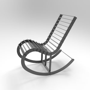 DIY Metal Rocker Chair DXF Welding Kit: CNC Cut Files (digital Download ...