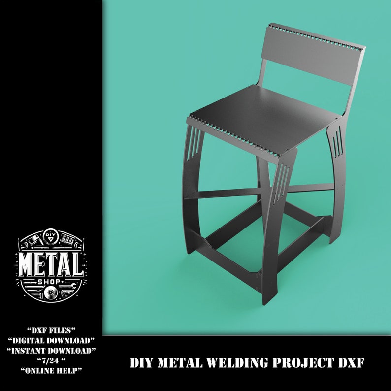 Diy Garden Chair DXF Metal Welding Kit Cut Files for Plasma, Cnc File ...