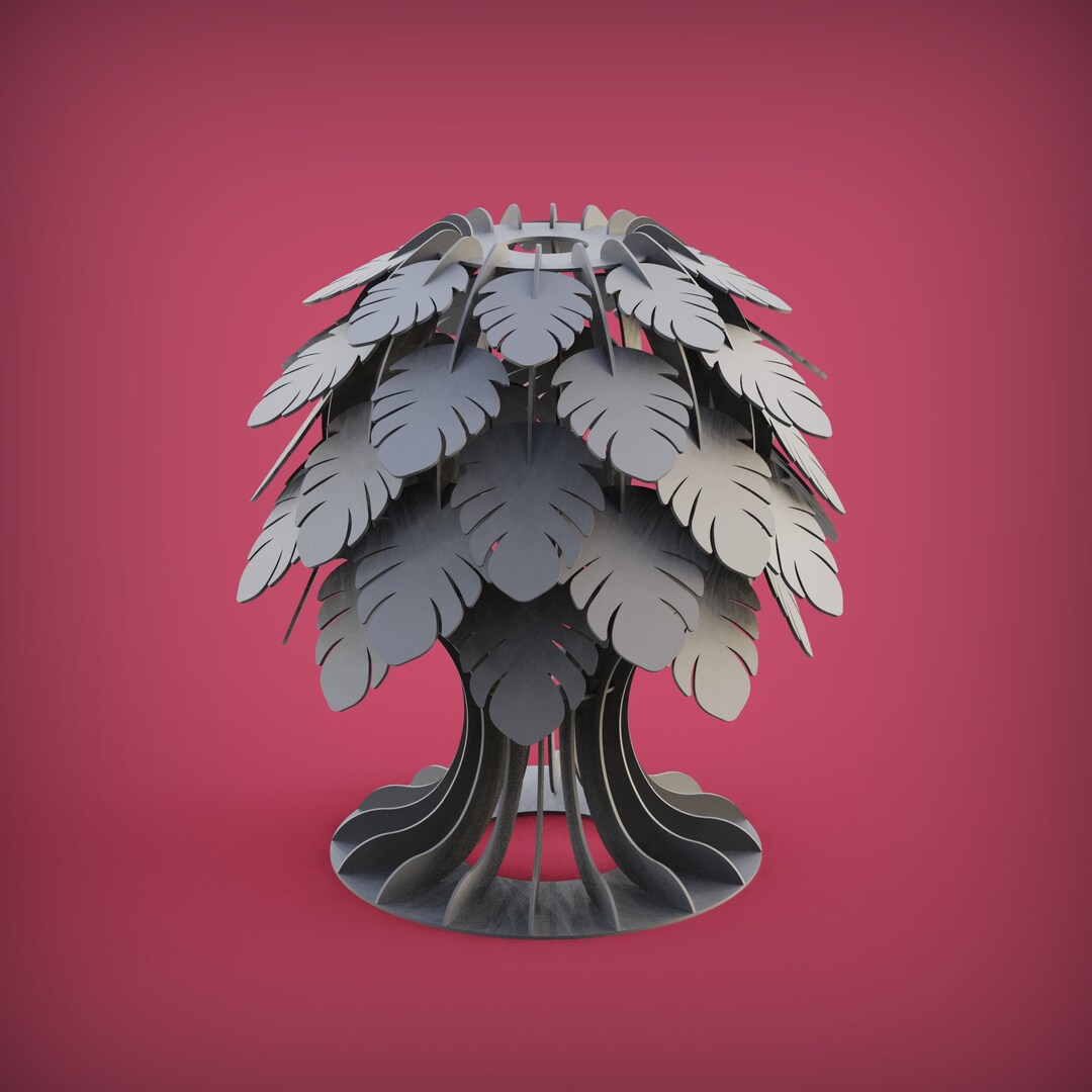 Leafy Night Lamp Welding Project Plans Dxf Files, Diy Weld Kit, Welding ...