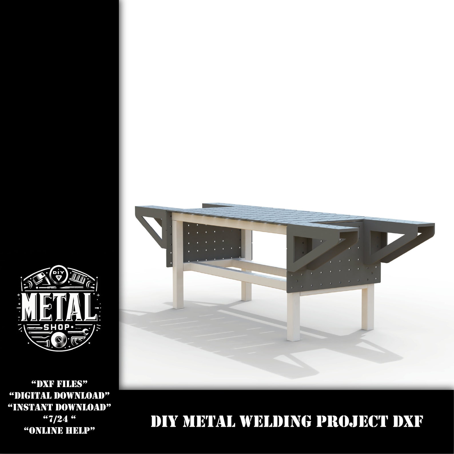 DIY Welding Table DXF Plans: Laser Cut Templates (digital Download) - Etsy