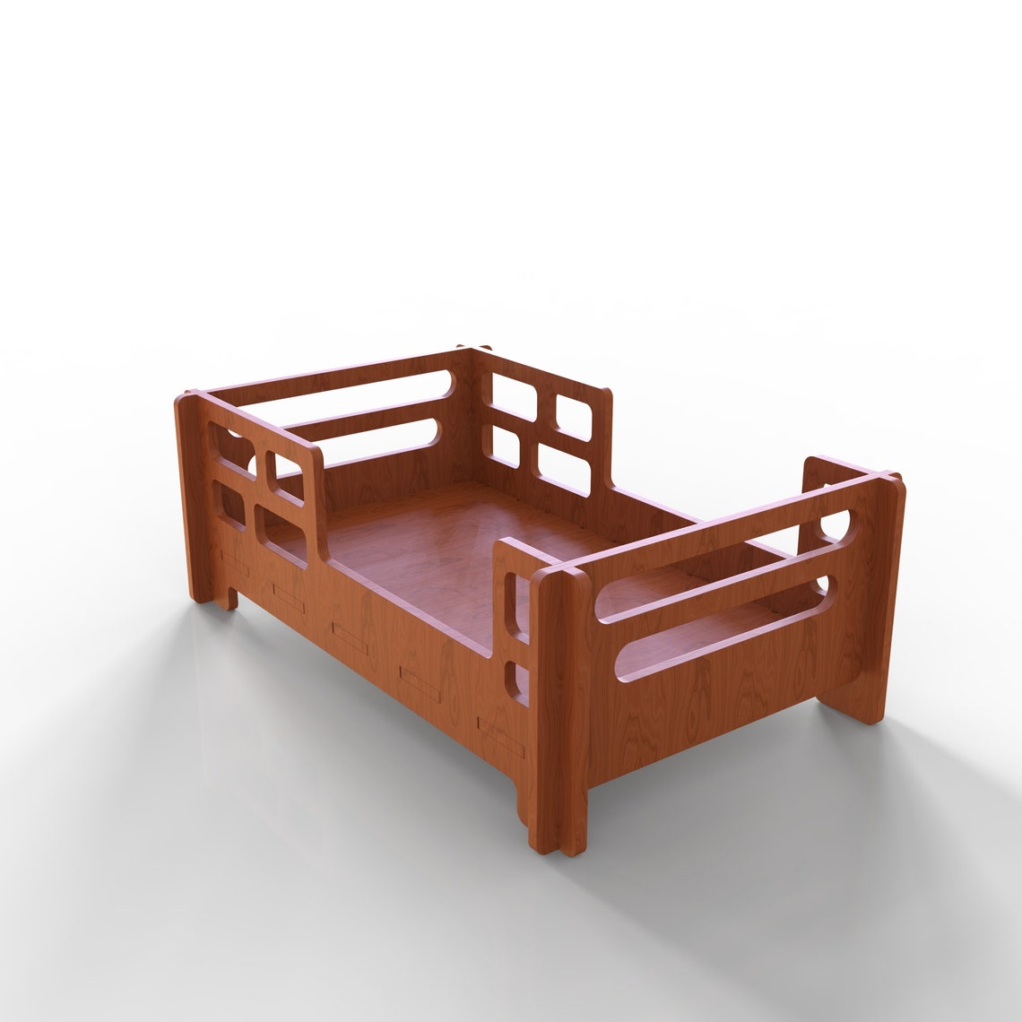 Diy Children Bed Wooden Svg Dxf Files for Router, 1 Inches Wooden ...