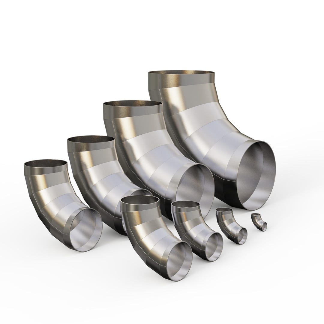 Sheet Metal NPS Pipe Elbows Welding Project Dxf Files for Plasma Laser ...