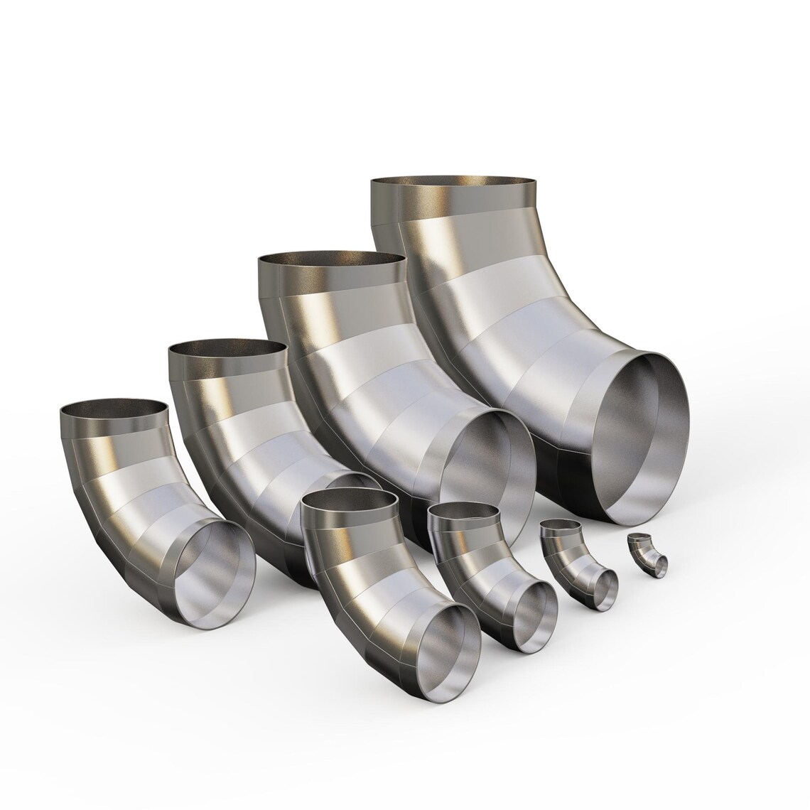 Sheet Metal Pipe Elbows DXF Files, Welding Project (digital Download ...